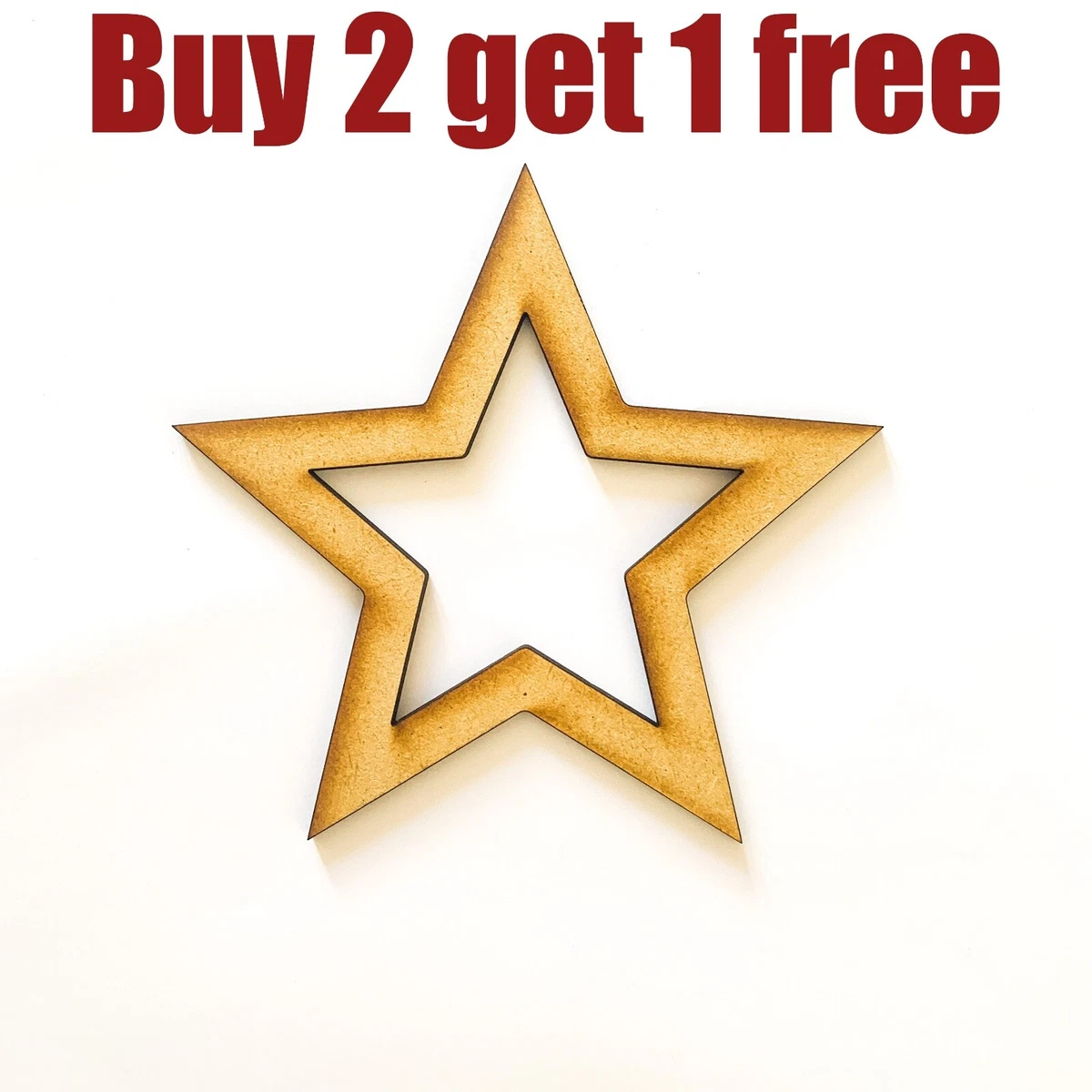 Different Size Star Outline