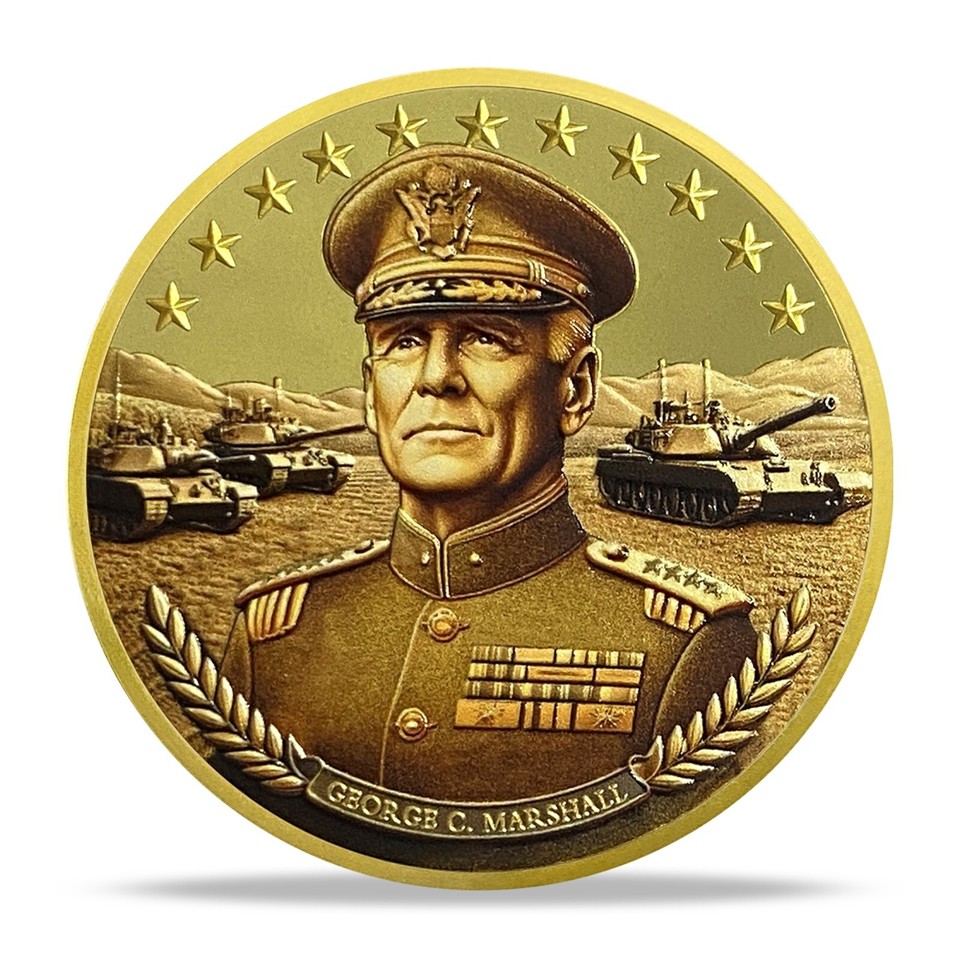 Nine Legendary Generals Commemorative Coin Set Military Hero Tribute ...