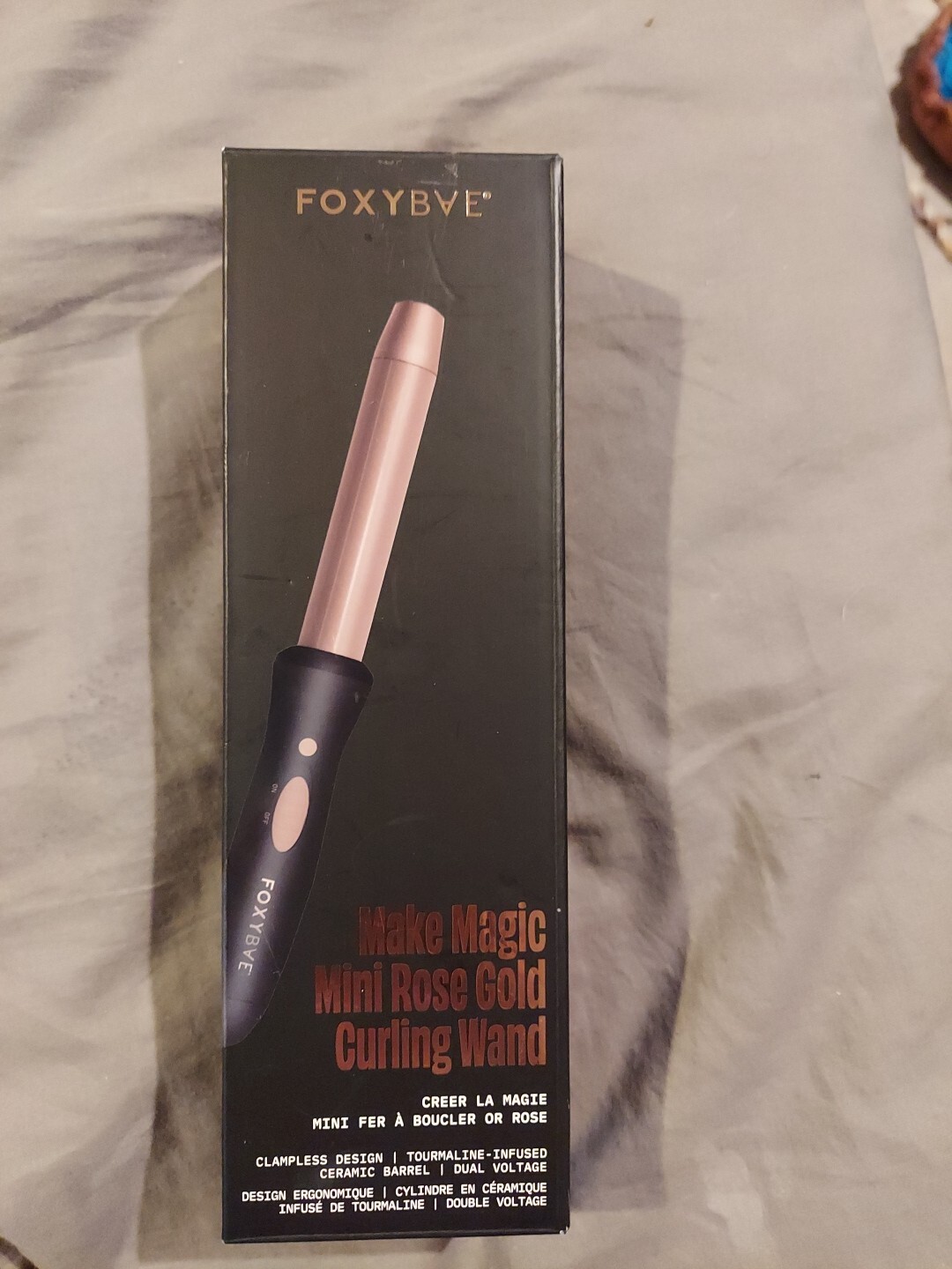 Foxybae 3/4 Inch Curling Wand Rose Gold Barrel Model Travel Size | eBay