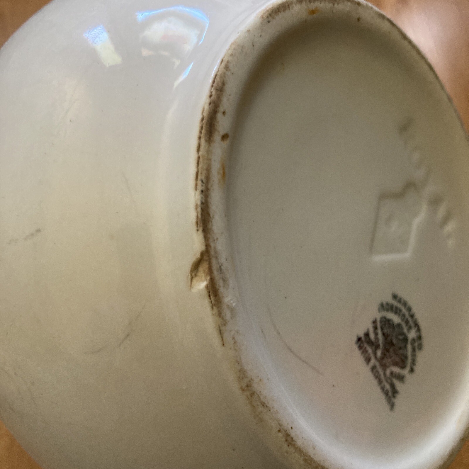 Antique Royal Warranted Ironstone China John Edwards White Lion Handle ...