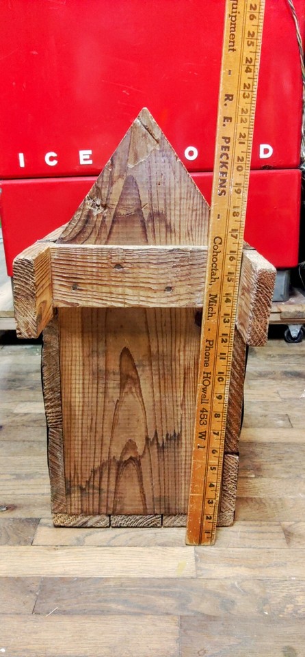 Antique Wood Automotive Advertising Crate Vintage Delco Light Batteries ...