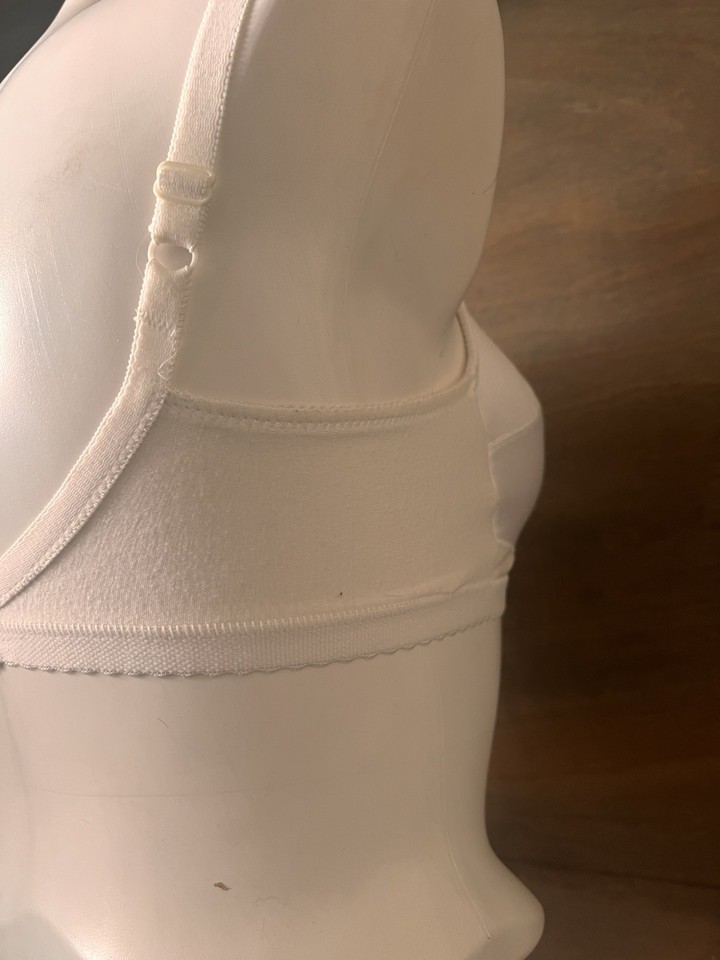 Vintage Women's SEARS SIZE 38C Bra WIRELESS STYLE 44785 HOOK EYE BACK ...