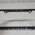 Jose Felix Hummer H2 Metal Chrome Black Letters License Plate Frame | eBay