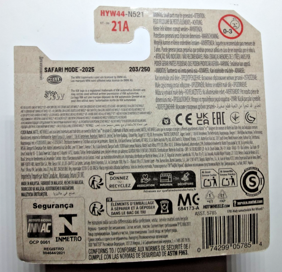 Hot Wheels - Lil' Roar Mini Cooper Monte Carlo Rally - Safari Mode 2025 ...