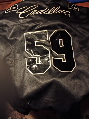 vintage y2k Cadillac football jersey hip hop men's size l large black ...