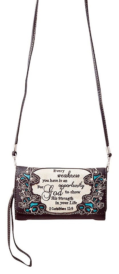 Western Purse Conceal Carry Cross Bible Scripture Verse Women Handbag ...