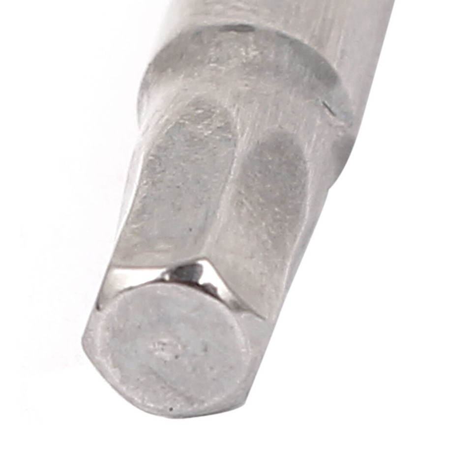 1/4" Hex Shank 100mm Long 4mm Hexagonal Tip Magnetic Hexagon ...