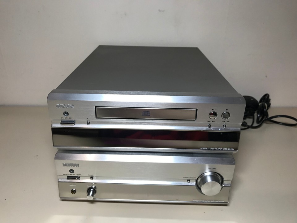 Denon PMA-201SA Mini Amplifier HiFi System - DCD-201SA CD Player Stacking, Radio | eBay UK