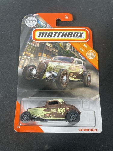 ’33 Ford Coupe - Matchbox - Brown&Yellow - 1:64 | eBay
