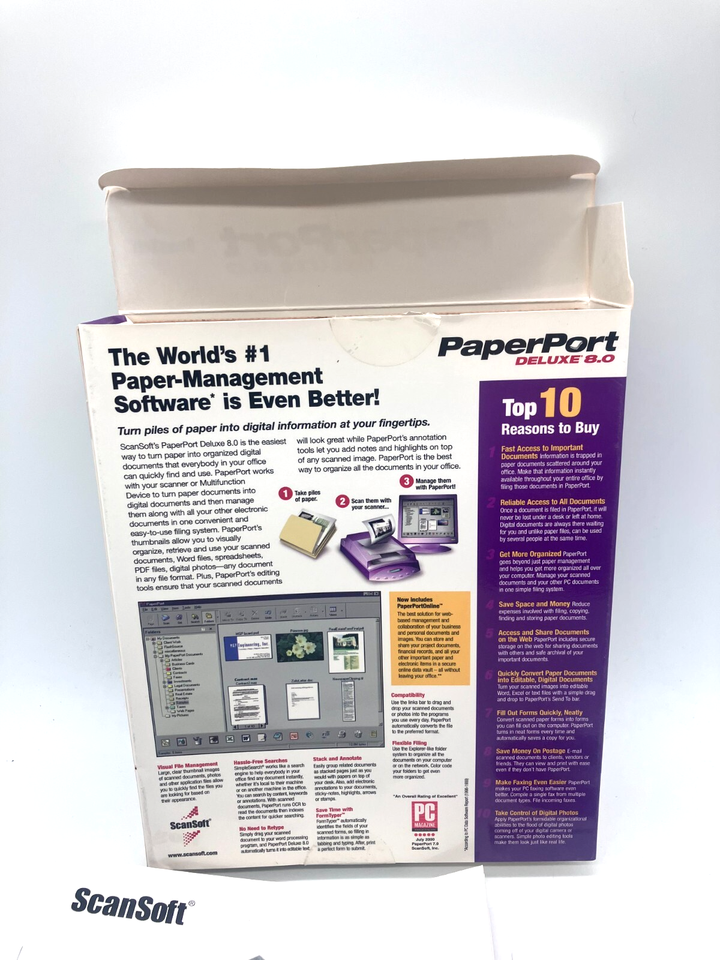ScanSoft Paperport Deluxe 8 | eBay