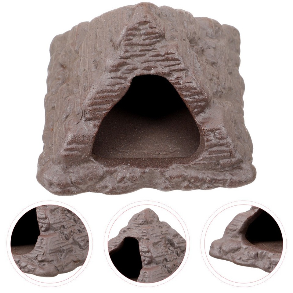 Fish Tank Egyptian Pyramid Decoration Fish Tank Hideout Aquarium Shrimp ...