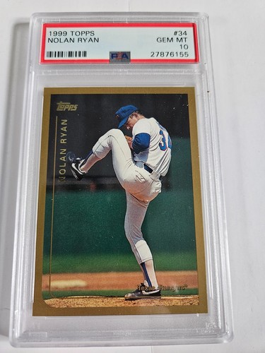 1999 Topps Gold Nolan Ryan #34 PSA 10 | eBay