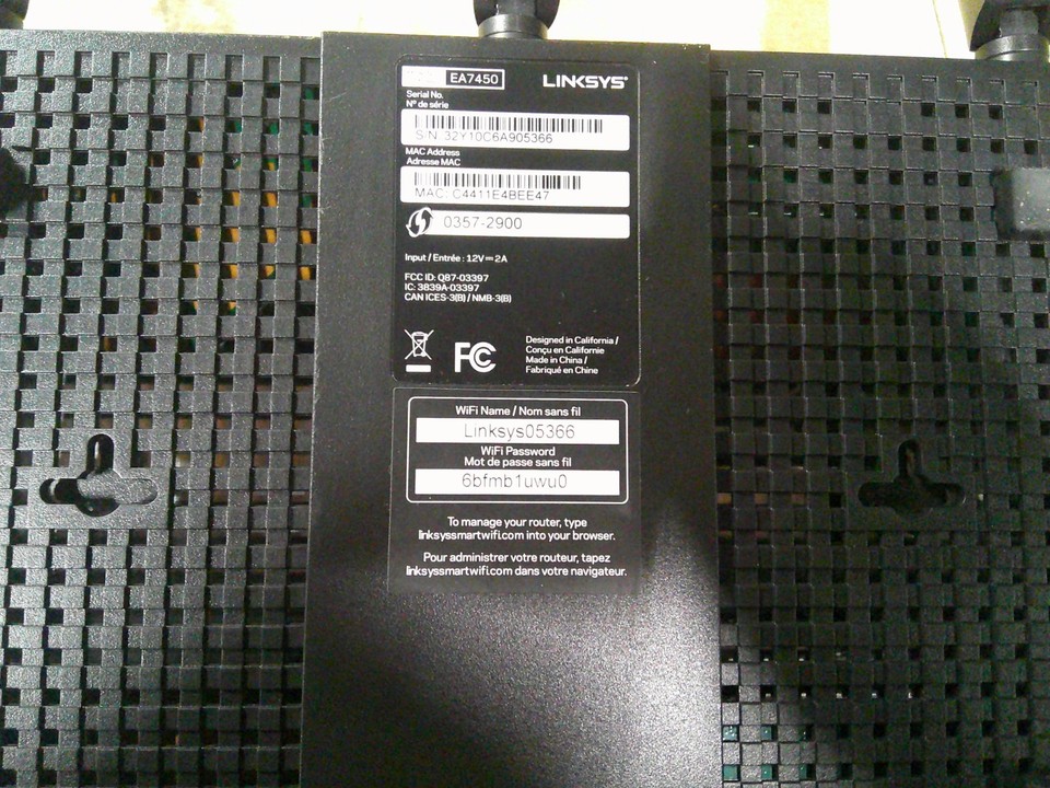 Linksys EA7450 Max-Stream AC1900 Dual-Band WiFi Router | eBay