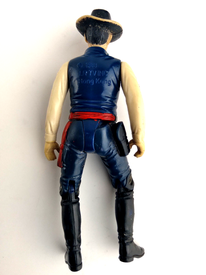 LOT OF 2 VINTAGE 1980 LONE RANGER 4" ACTION FIGURES LONE RANGER BUTCH ...