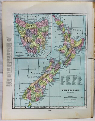 Pre-1900 - Map Authentic 1899