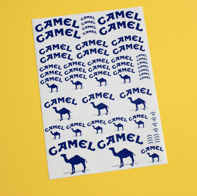 RC 10th 1/10 scale CAMEL 4x4 sponsor stickers decals RALLY F1 ROCK ...