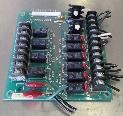 York Chiller Relay Circuit Board Model 031-00932C001 Used Cut Out | eBay