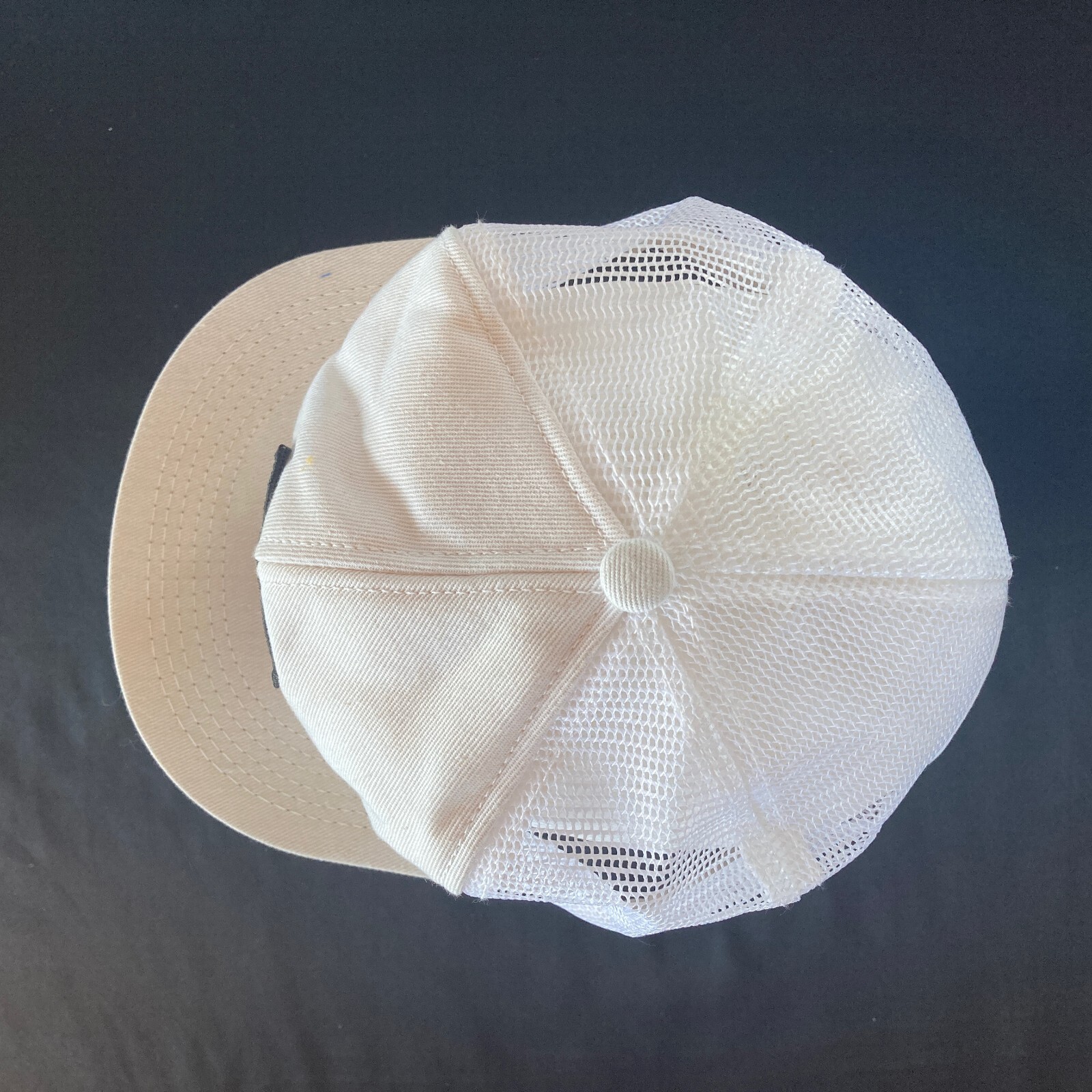 Vintage Texaco Logo White Mesh Baseball Cap Hat Snapb… - Gem