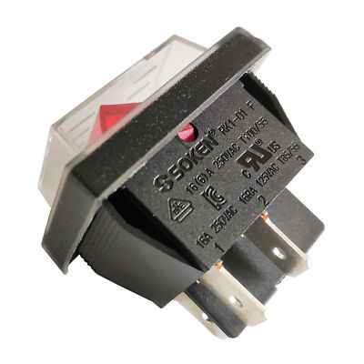 2pcs SOKEN RK1-01 Waterproof Rocker Switch Coffee Maker Switch 125 ...