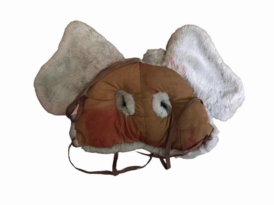 Vintage 1985 Creepy Halloween Elephant Cloth Circus Mask | eBay