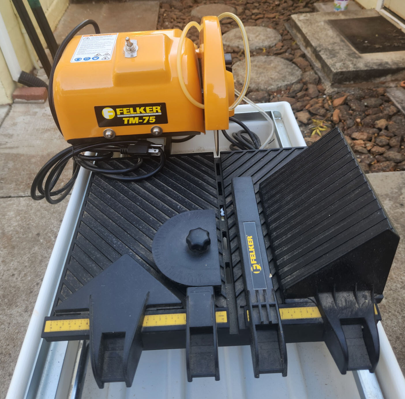 Felker TM-75 wet tile saw, never used | eBay