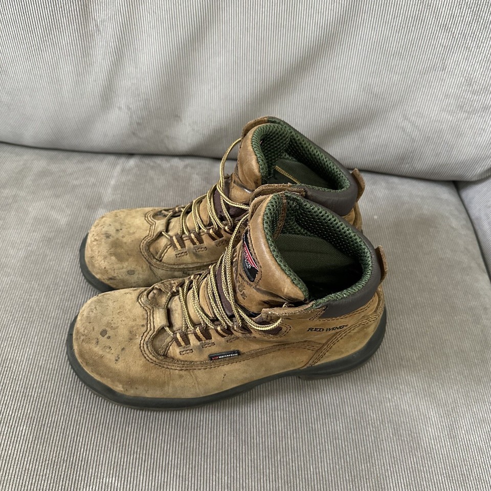Red Wing Women's Size 7.5 D King Toe Steel Toe Work Boots Chestnut ...