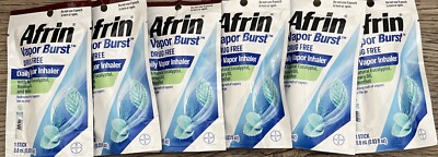 6X AFRIN Vapor Burst Stick 0.8 ml - Rosemary, Eucalyptus Exp 12/2025 | eBay