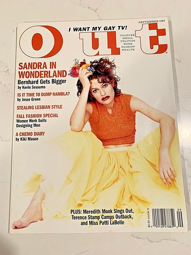 OUT Magazine Sandra Bernhard Gay Interest Sept. 1994 | eBay