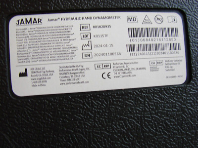 Physical Therapy & Rehab - Jamar Hydraulic Hand Dynamometer