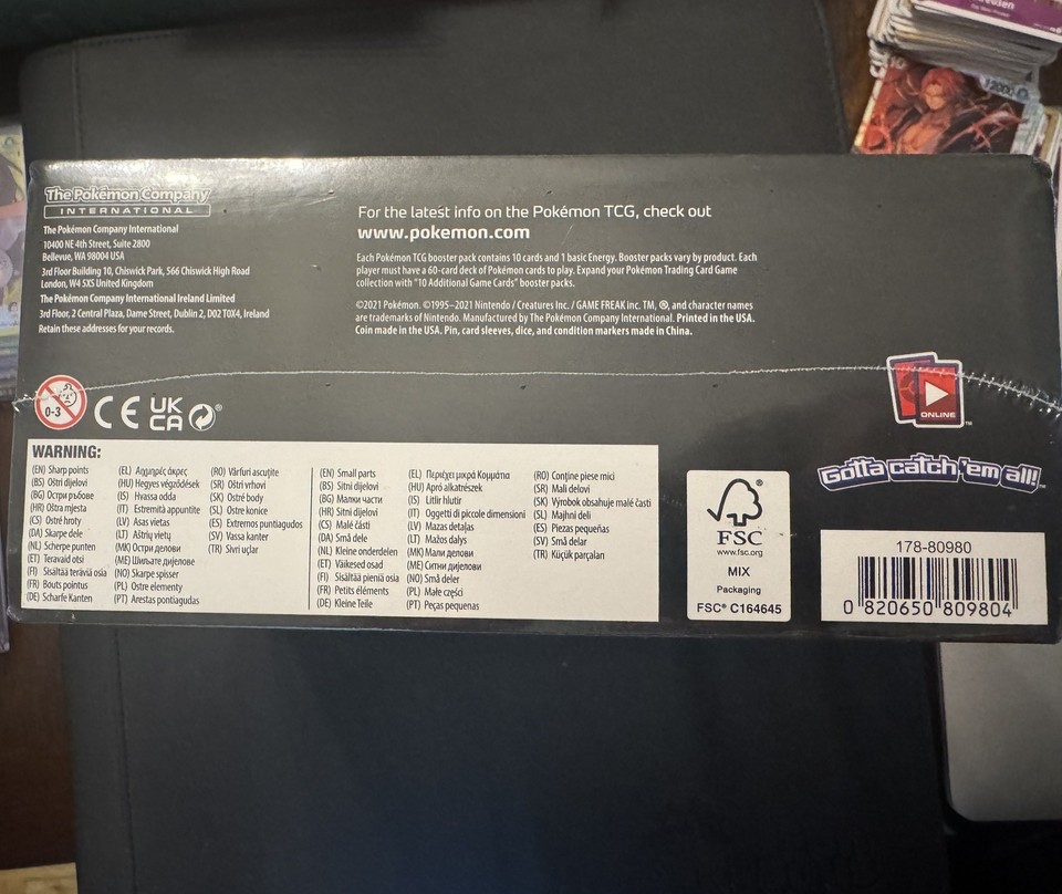 2021 Pokemon SWSH Evolving Skies Sealed Pokemon Center ETB Elite ...