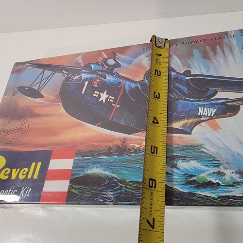 Vintage Revell Plastic Model Kit of Navy Mariner PBM-5 Seaplane Sealed ...