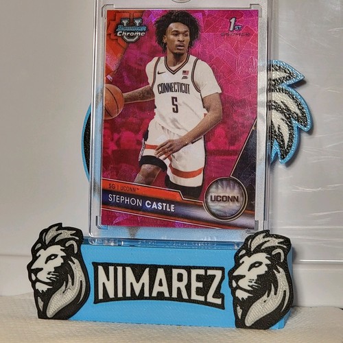 STEPHON CASTLE 1/1 2023 Bowman U Chrome Sapphire Super Refractor RC ...