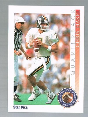 1992 Star Pics Christopher Chris Hakel #2 RC William & Mary Rookie | eBay