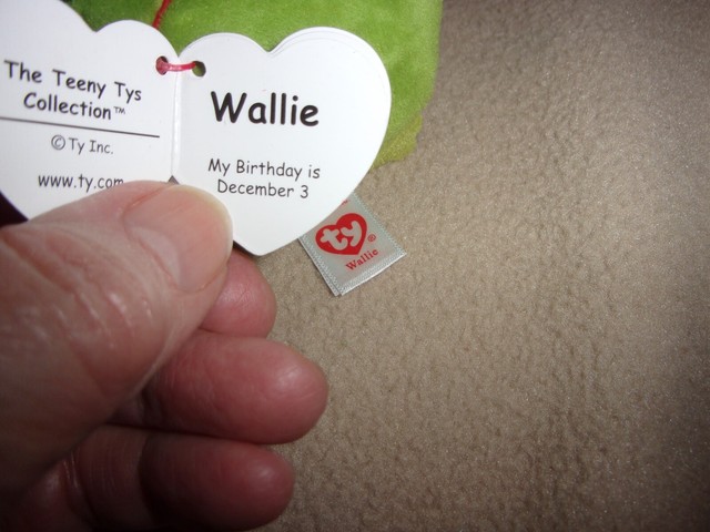 Ty Beanie Babies 41255 Teeny TYS Wallie The Alligator for sale online ...