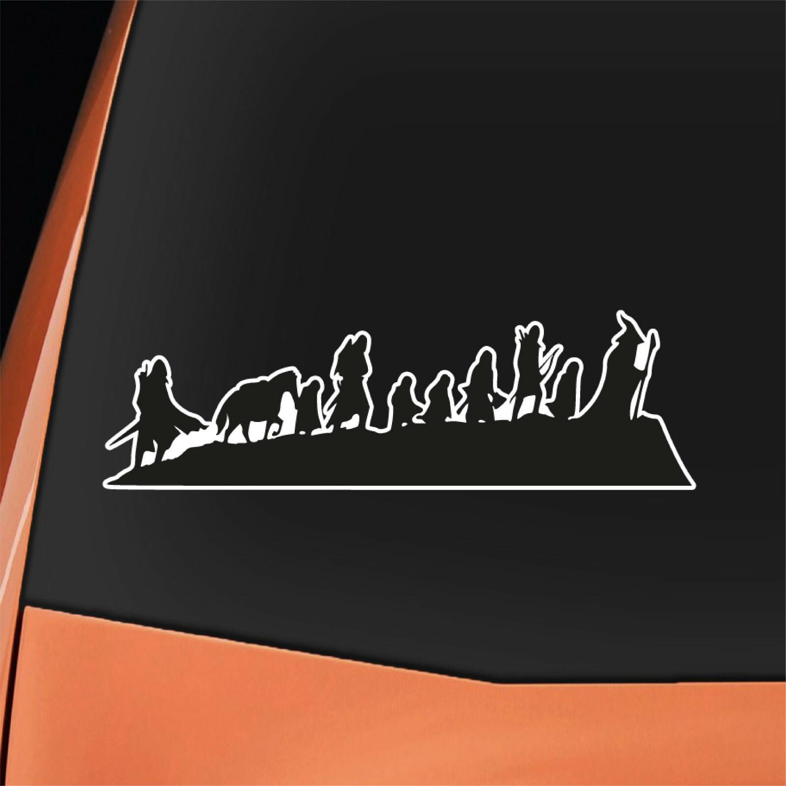 Lord of the Rings Inspired Decal Sticker Car Window Wall Bumper Hobbit ...