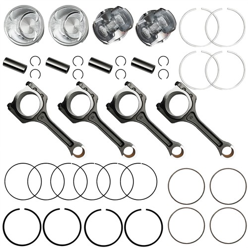 4PCS Piston Kit & Connect Rod 23040-2G500 for 2011-2013 Kia Optima ...