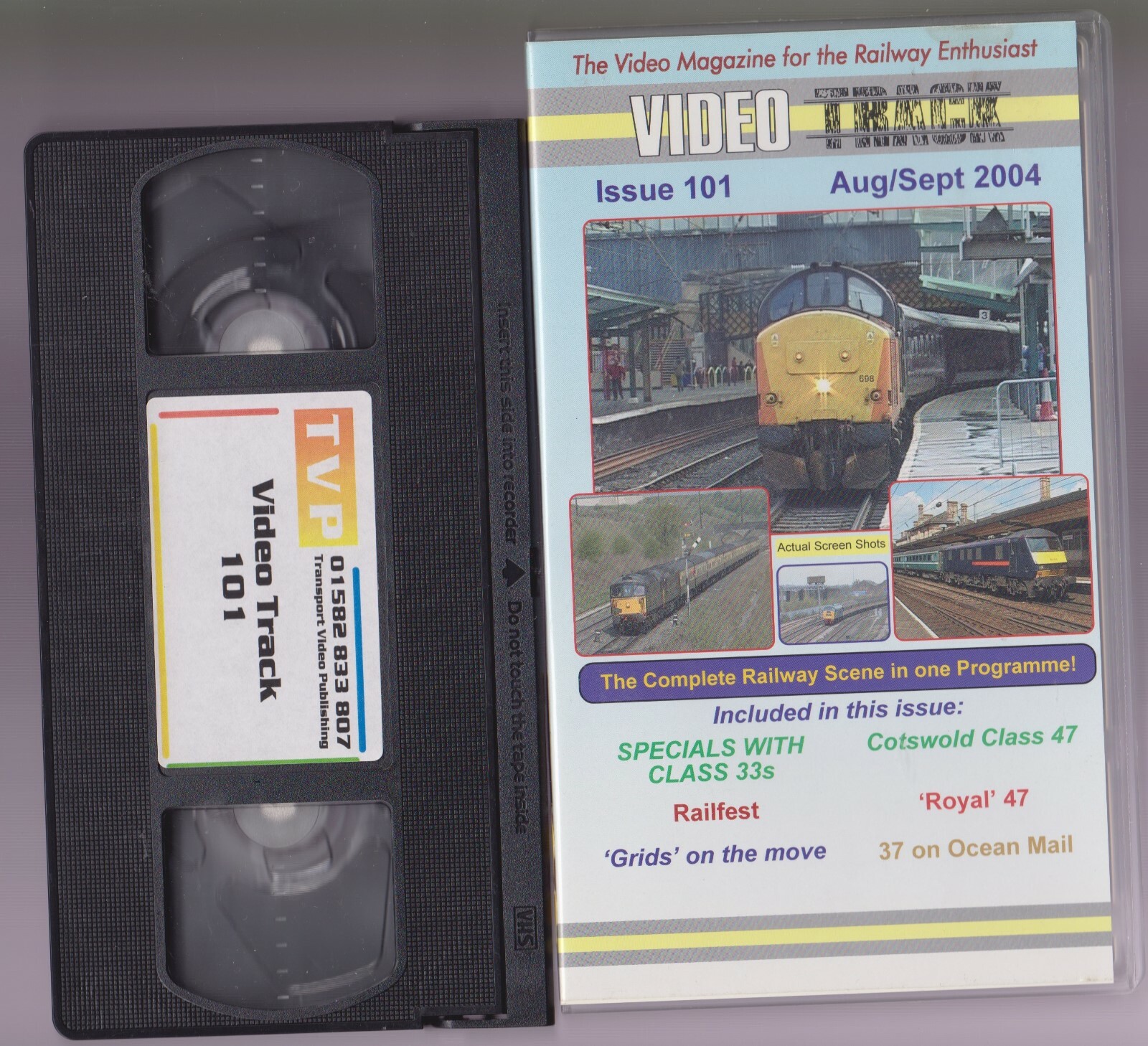 Video Track VHS Video Tapes - Various titles 9 to 107 ~ Railway Video ...