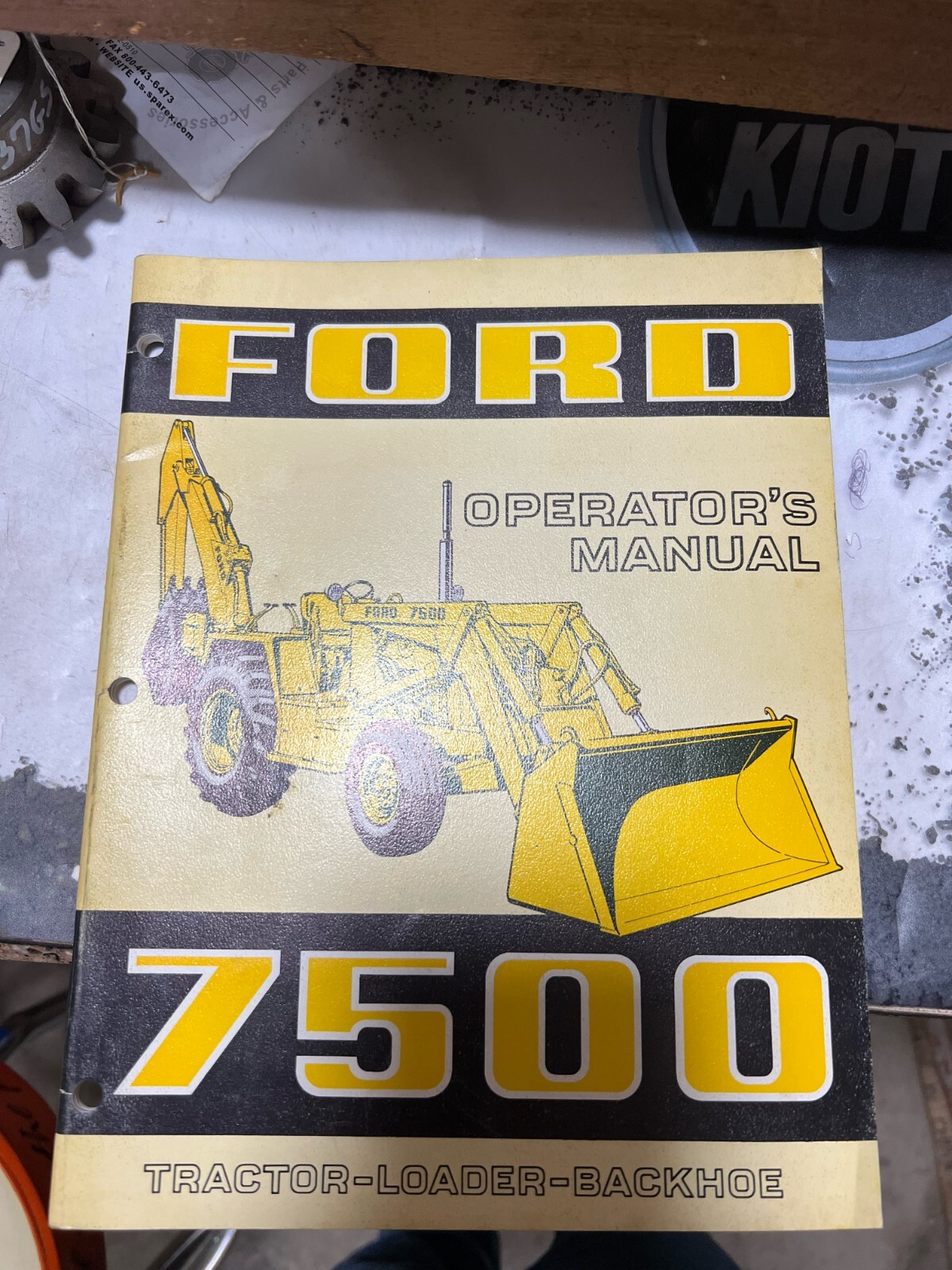 Used Ford 7500 TLB Operator's Manual | eBay