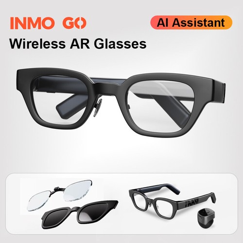 INMO GO Smart Wireless AR Glasses AI Assistant Magnetic Sunglasses ...