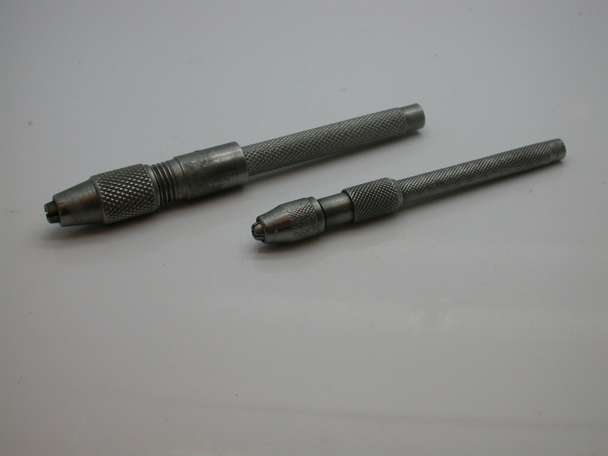 Vintage Unbranded Pin Vise Lot Of 4 Watchmakers Vises Jeweler Marked