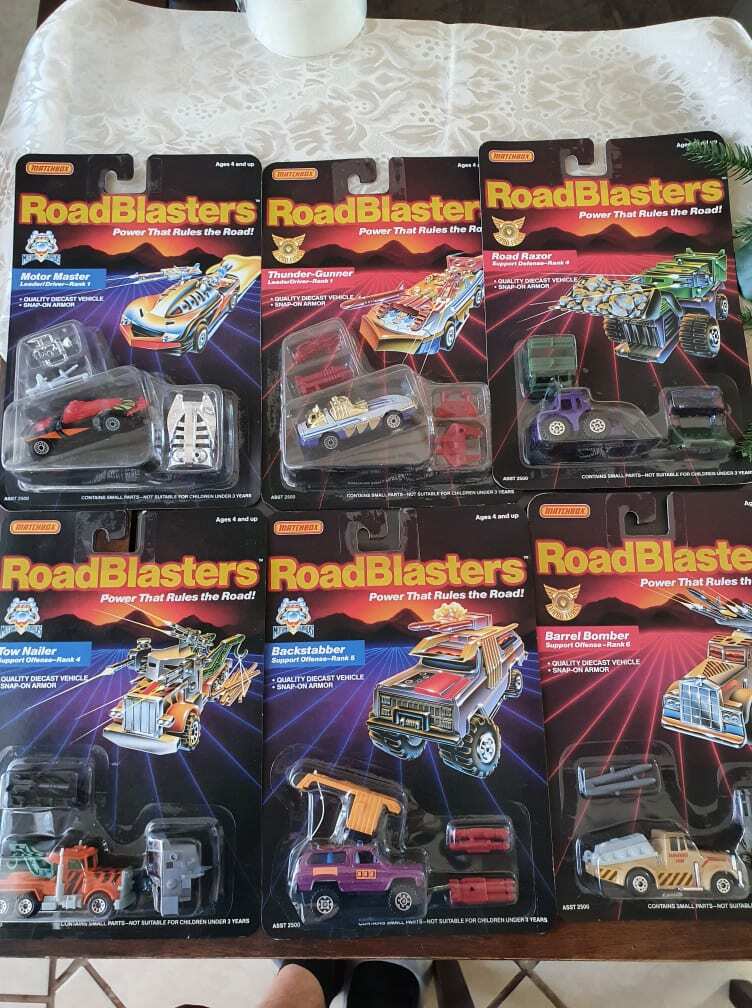 Matchbox - Roadblasters vehicle set of 6 (sealed in near mint condition) | eBay