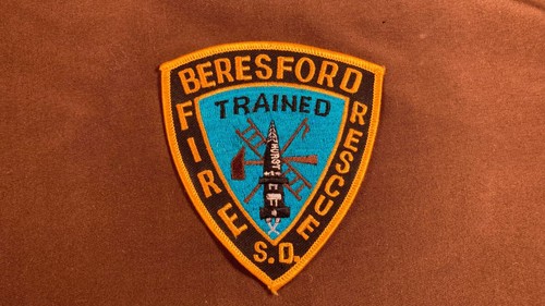 Beresford South Dakota Fire Department Patch Firefighter Vintage SD | eBay