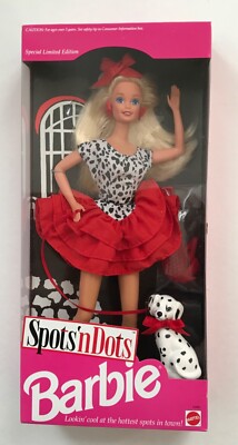1993 Spots n’ Dots Special Edition Blonde Barbie with Dalmatian Dog ...