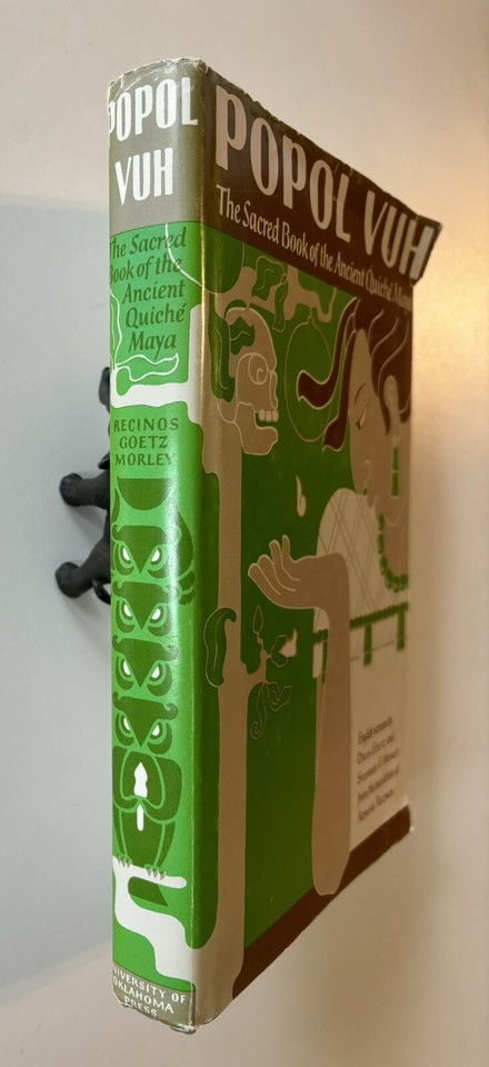 Popol Vuh: The Sacred Book of the Ancient Quiche Maya HB DJ 1983 VERY ...