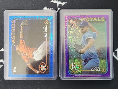 2024 Topps Series 2 Blue /999 & Purple /799 Foil Parallels | eBay
