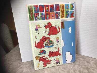 Vintage Mello Smello Clifford The Big Red Dog Sticker Set New Sealed in ...