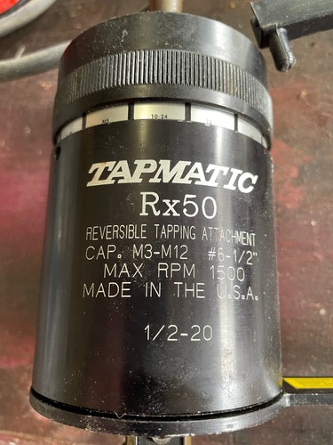Tapmatic Rx50 Reversible Tapping Attachment, 1/2" Shank | eBay