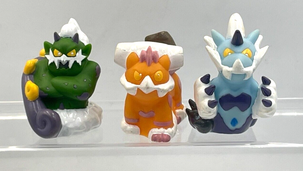 BANDAI Pokemon Tornadus Landorus Thundurus Finger Puppet Figure Toy AB ...