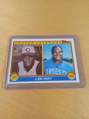 1983 Topps #378 LEE MAY (SUPER VETERAN) Kansas City Royals Baseball ...