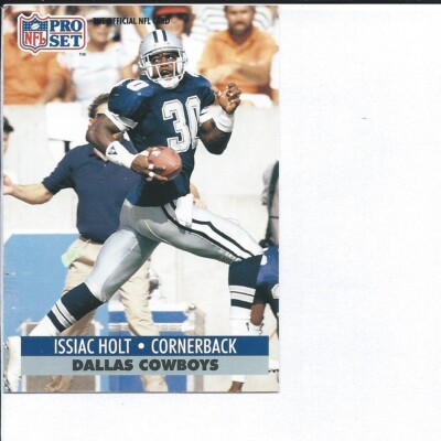 1991 Issiac Holt Pro Set Card Dallas Cowboys #131 | eBay